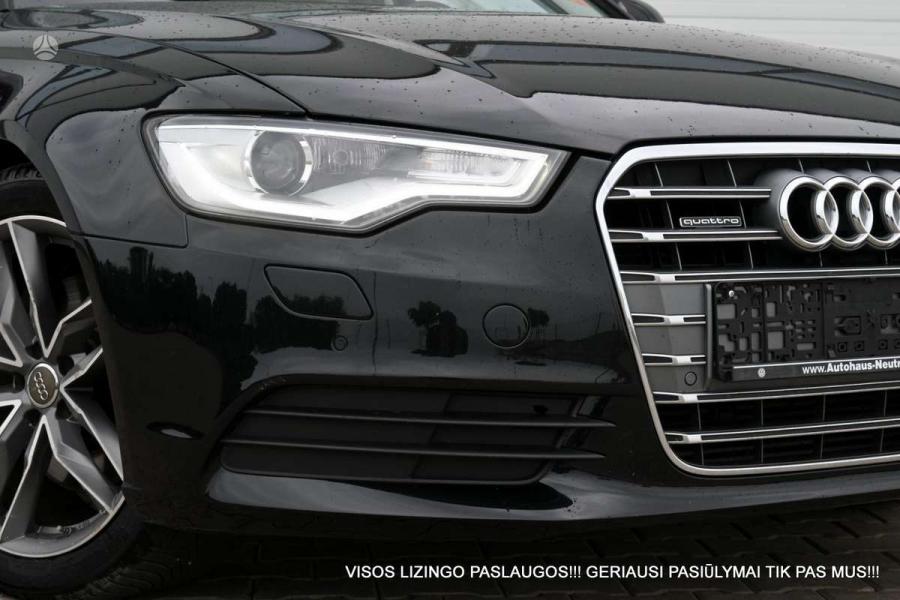 Black Audi A6 2013 in Kretinga, with an engine capacity of 2.97 L and mileage of 247 thousand km for 9699 €, photo 8 on AUTOMOTO.COM.LV