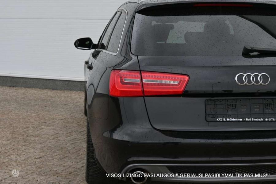 Black Audi A6 2013 in Kretinga, with an engine capacity of 2.97 L and mileage of 247 thousand km for 9699 €, photo 12 on AUTOMOTO.COM.LV