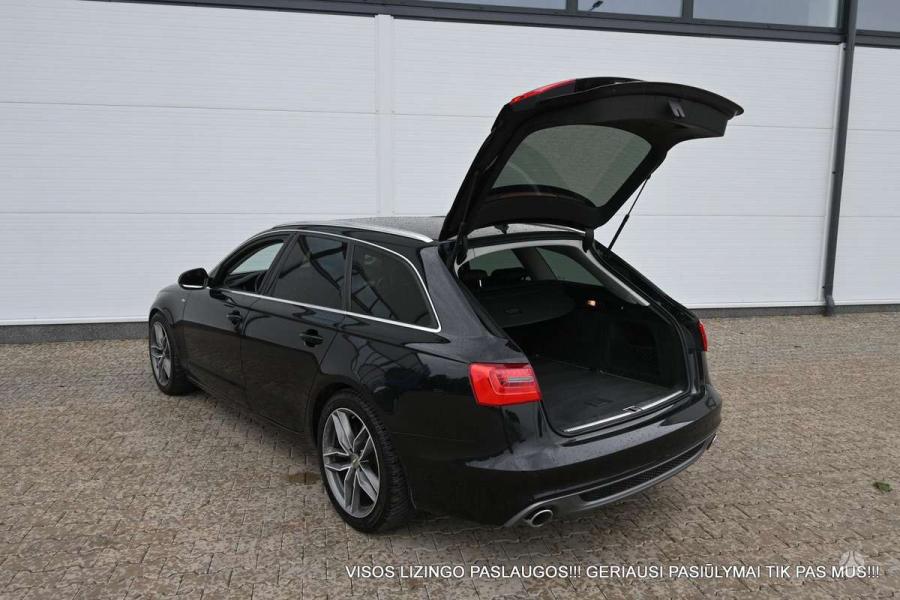 Black Audi A6 2013 in Kretinga, with an engine capacity of 2.97 L and mileage of 247 thousand km for 9699 €, photo 13 on AUTOMOTO.COM.LV