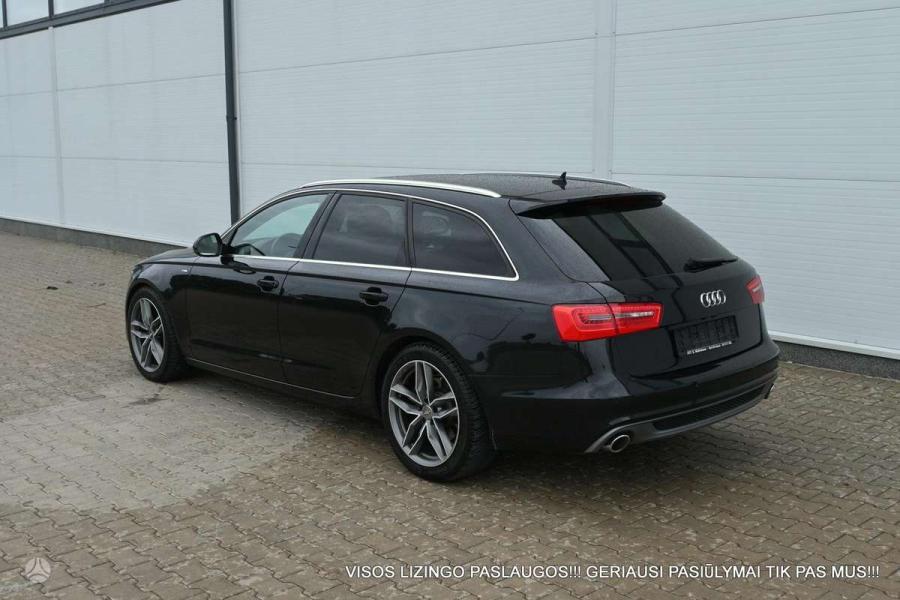 Black Audi A6 2013 in Kretinga, with an engine capacity of 2.97 L and mileage of 247 thousand km for 9699 €, photo 16 on AUTOMOTO.COM.LV