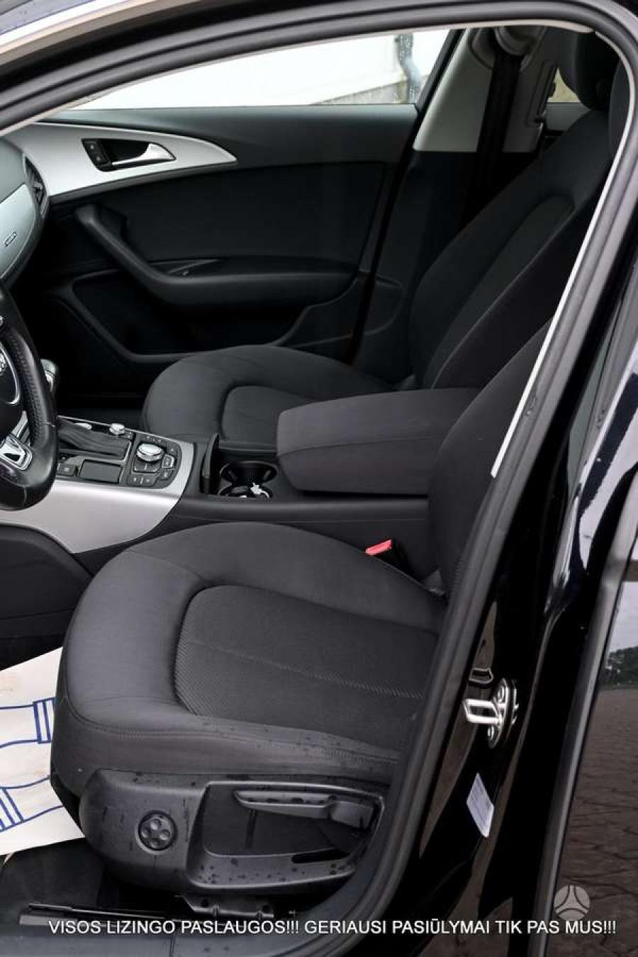 Black Audi A6 2013 in Kretinga, with an engine capacity of 2.97 L and mileage of 247 thousand km for 9699 €, photo 18 on AUTOMOTO.COM.LV