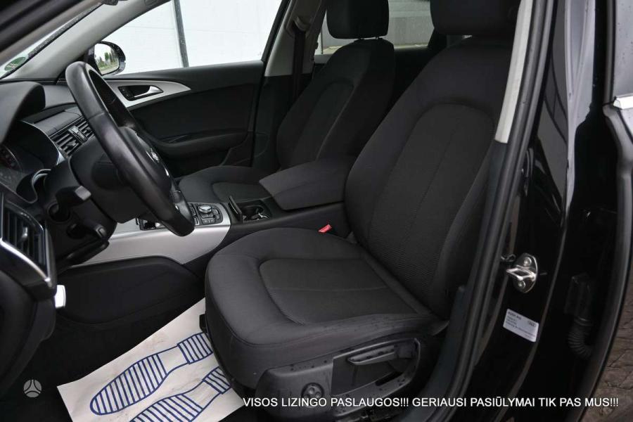 Black Audi A6 2013 in Kretinga, with an engine capacity of 2.97 L and mileage of 247 thousand km for 9699 €, photo 19 on AUTOMOTO.COM.LV