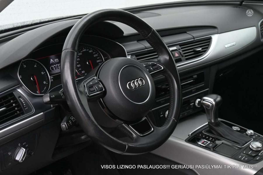 Black Audi A6 2013 in Kretinga, with an engine capacity of 2.97 L and mileage of 247 thousand km for 9699 €, photo 20 on AUTOMOTO.COM.LV