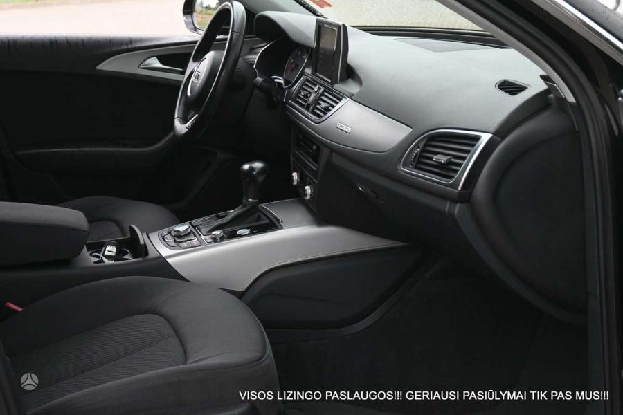 Black Audi A6 2013 in Kretinga, with an engine capacity of 2.97 L and mileage of 247 thousand km for 9699 €, photo 25 on AUTOMOTO.COM.LV