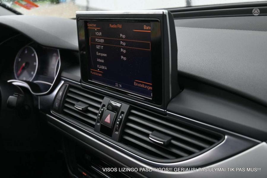 Black Audi A6 2013 in Kretinga, with an engine capacity of 2.97 L and mileage of 247 thousand km for 9699 €, photo 29 on AUTOMOTO.COM.LV