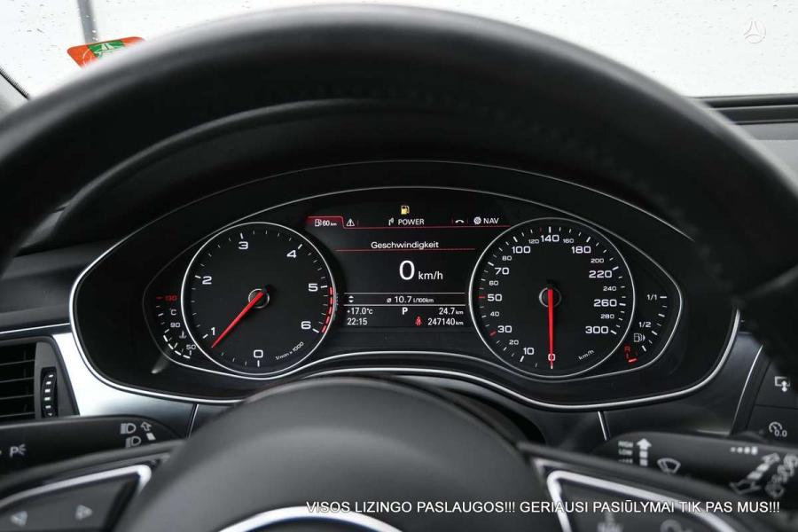 Black Audi A6 2013 in Kretinga, with an engine capacity of 2.97 L and mileage of 247 thousand km for 9699 €, photo 34 on AUTOMOTO.COM.LV