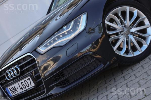 Black Audi A6 2013 in Riga, with an engine capacity of 3.00 L and mileage of 0 thousand km for 9495 €, photo 2 on AUTOMOTO.COM.LV