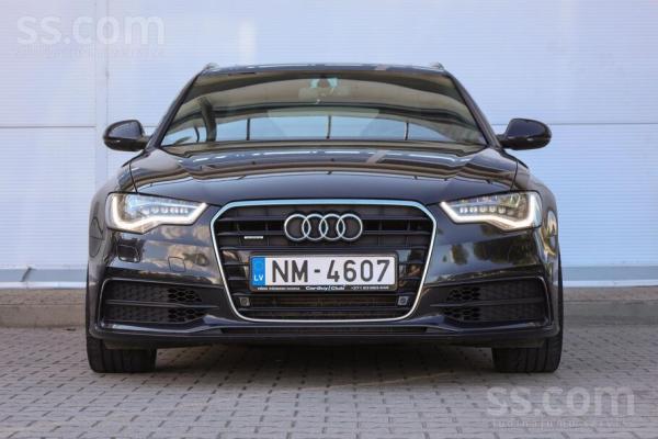 Black Audi A6 2013 in Riga, with an engine capacity of 3.00 L and mileage of 0 thousand km for 9495 €, photo 3 on AUTOMOTO.COM.LV