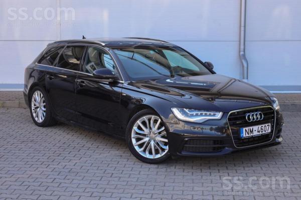 Black Audi A6 2013 in Riga, with an engine capacity of 3.00 L and mileage of 0 thousand km for 9495 €, photo 4 on AUTOMOTO.COM.LV