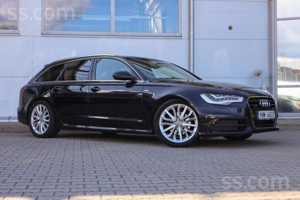 Black Audi A6 2013 in Riga, with an engine capacity of 3.00 L and mileage of 0 thousand km for 9495 €, photo 5 on AUTOMOTO.COM.LV