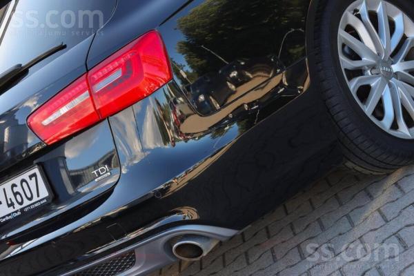 Black Audi A6 2013 in Riga, with an engine capacity of 3.00 L and mileage of 0 thousand km for 9495 €, photo 9 on AUTOMOTO.COM.LV