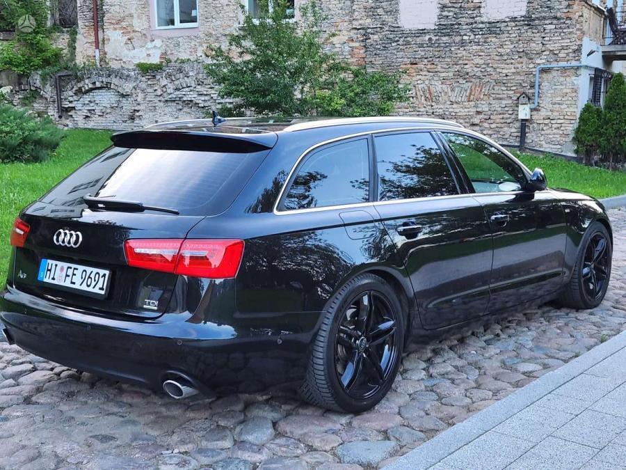 Melns Audi A6 2013 Viļņa, ar dzinēja tilpumu 3.00 L un nobraukumu 213 tūkst. km par 10950 €, foto 14 vietnē AUTOMOTO.COM.LV