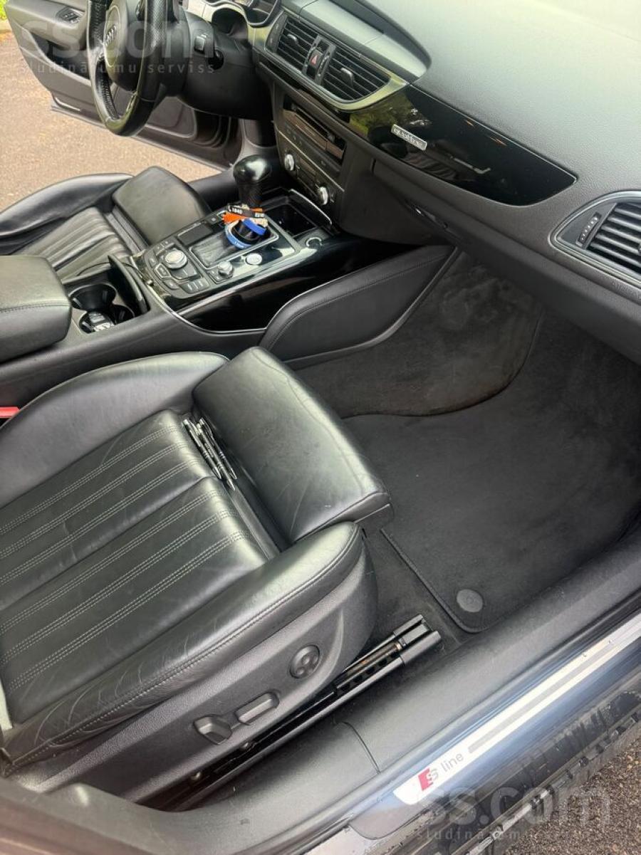 Melns Audi A6 2013 Limbaži, ar dzinēja tilpumu 3.00 L un nobraukumu 530 tūkst. km par 11900 €, foto 12 vietnē AUTOMOTO.COM.LV