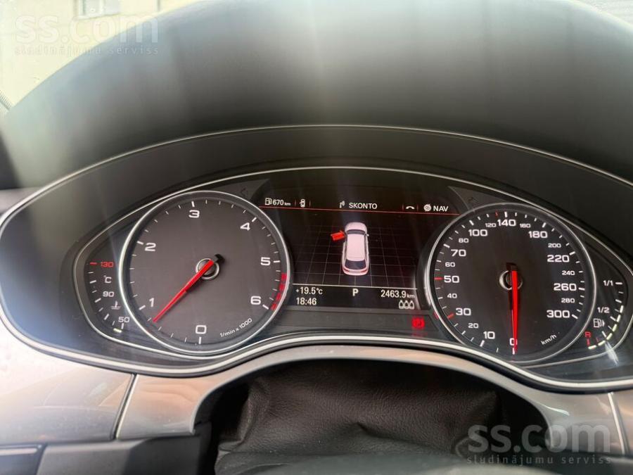 Melns Audi A6 2013 Limbaži, ar dzinēja tilpumu 3.00 L un nobraukumu 530 tūkst. km par 11900 €, foto 14 vietnē AUTOMOTO.COM.LV