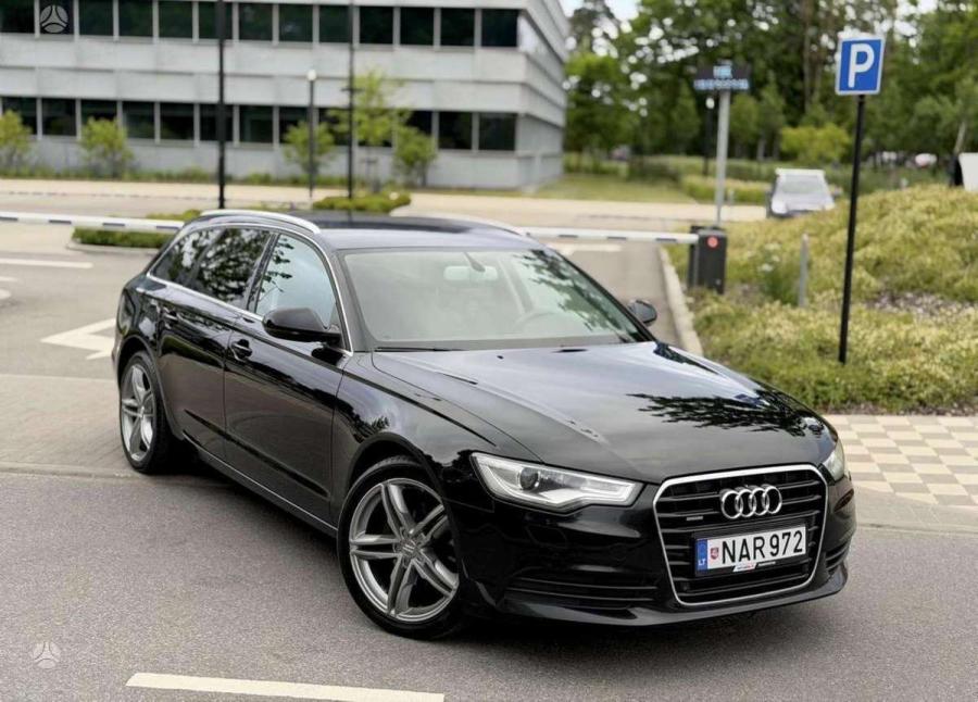 Black Audi A6 2013 in Vilnius, with an engine capacity of 3.00 L and mileage of 263 thousand km for 8500 €, photo 1 on AUTOMOTO.COM.LV
