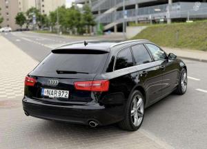 Black Audi A6 2013 in Vilnius, with an engine capacity of 3.00 L and mileage of 263 thousand km for 8500 €, photo 4 on AUTOMOTO.COM.LV