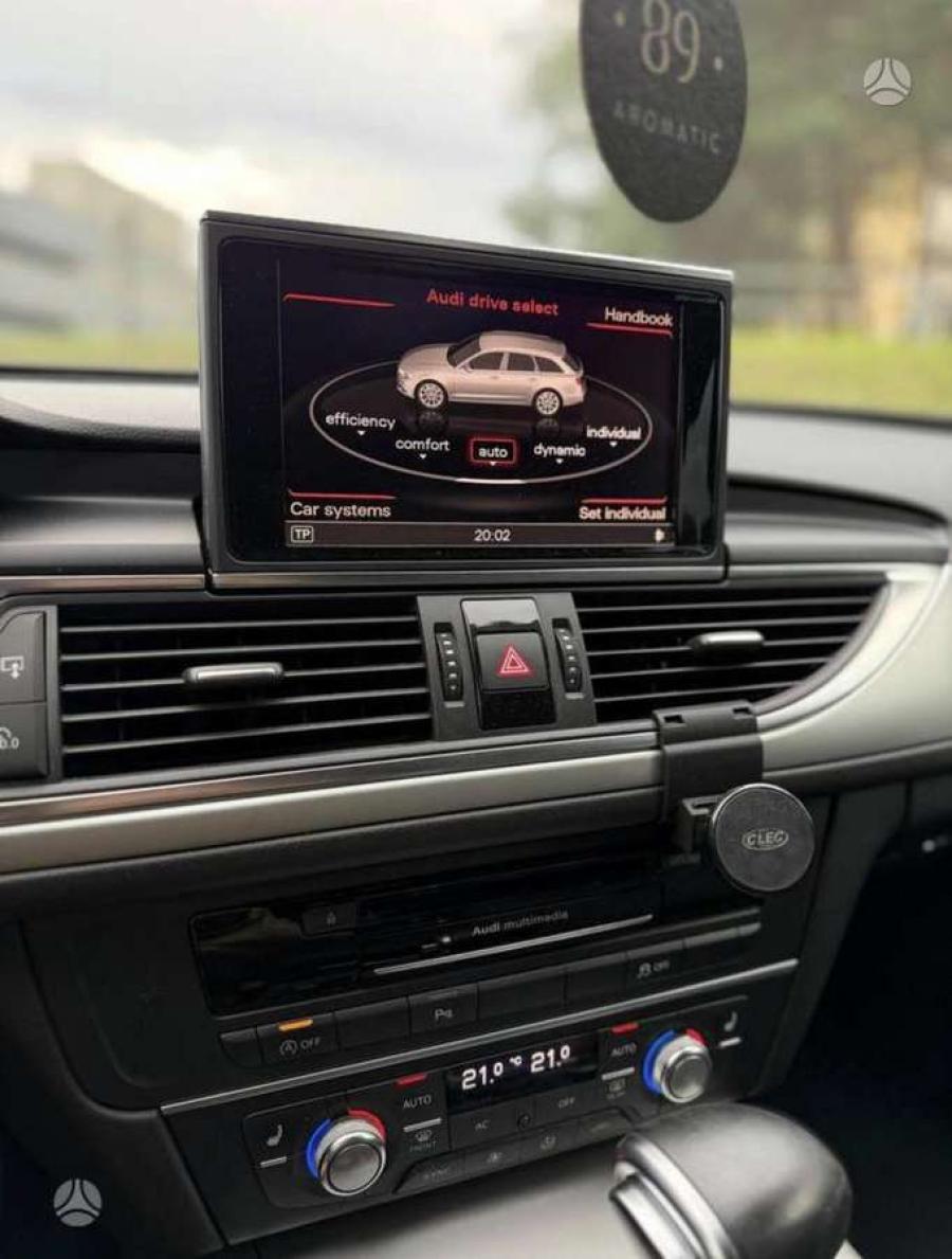Black Audi A6 2013 in Vilnius, with an engine capacity of 3.00 L and mileage of 263 thousand km for 8500 €, photo 12 on AUTOMOTO.COM.LV