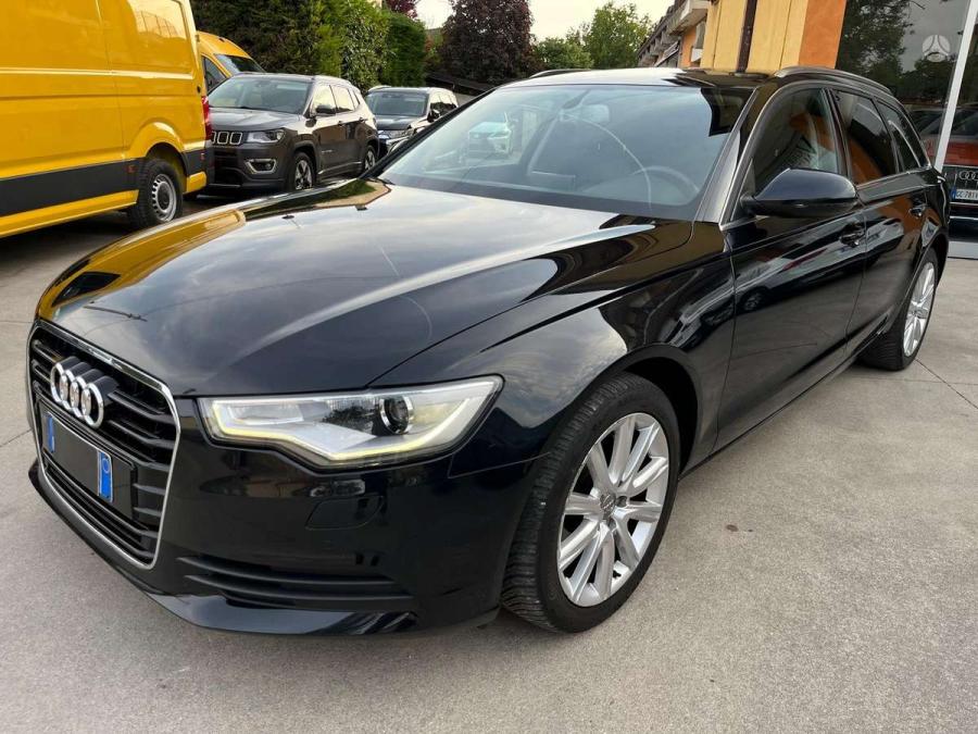 Black Audi A6 2013 in Kaunas, with an engine capacity of 1.97 L and mileage of 239 thousand km for 9950 €, photo 1 on AUTOMOTO.COM.LV