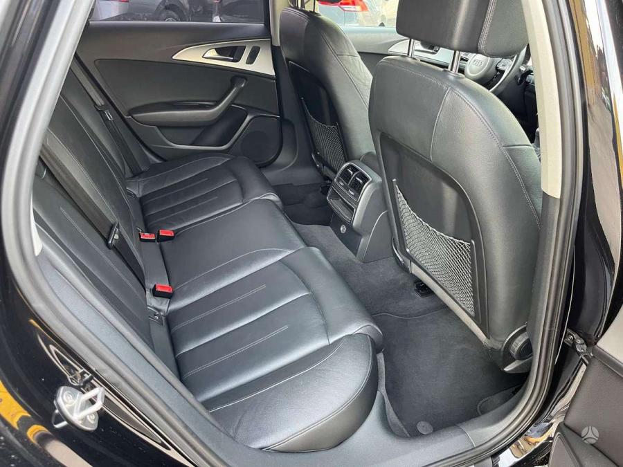 Black Audi A6 2013 in Kaunas, with an engine capacity of 1.97 L and mileage of 239 thousand km for 9950 €, photo 8 on AUTOMOTO.COM.LV