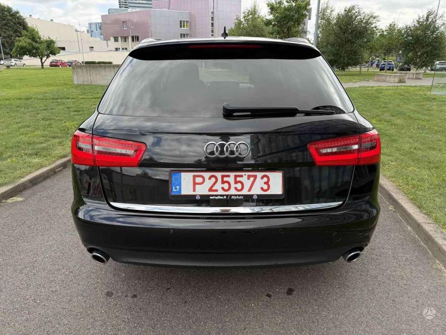 Black Audi A6 2013 in Vilnius, with an engine capacity of 2.97 L and mileage of 279 thousand km for 7450 €, photo 5 on AUTOMOTO.COM.LV