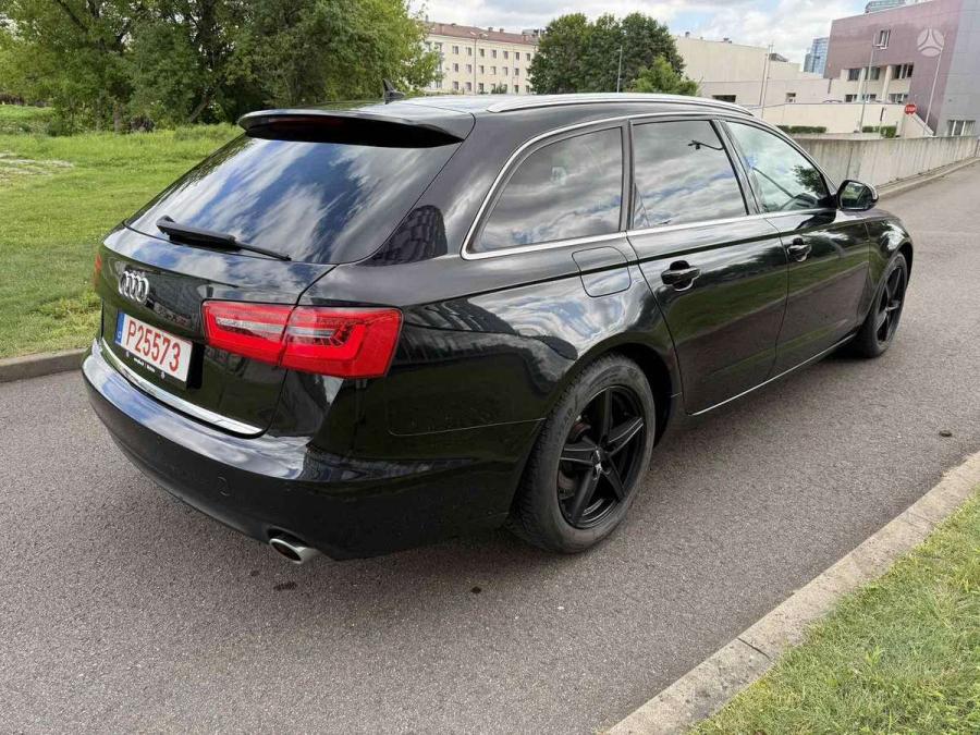 Black Audi A6 2013 in Vilnius, with an engine capacity of 2.97 L and mileage of 279 thousand km for 7450 €, photo 6 on AUTOMOTO.COM.LV