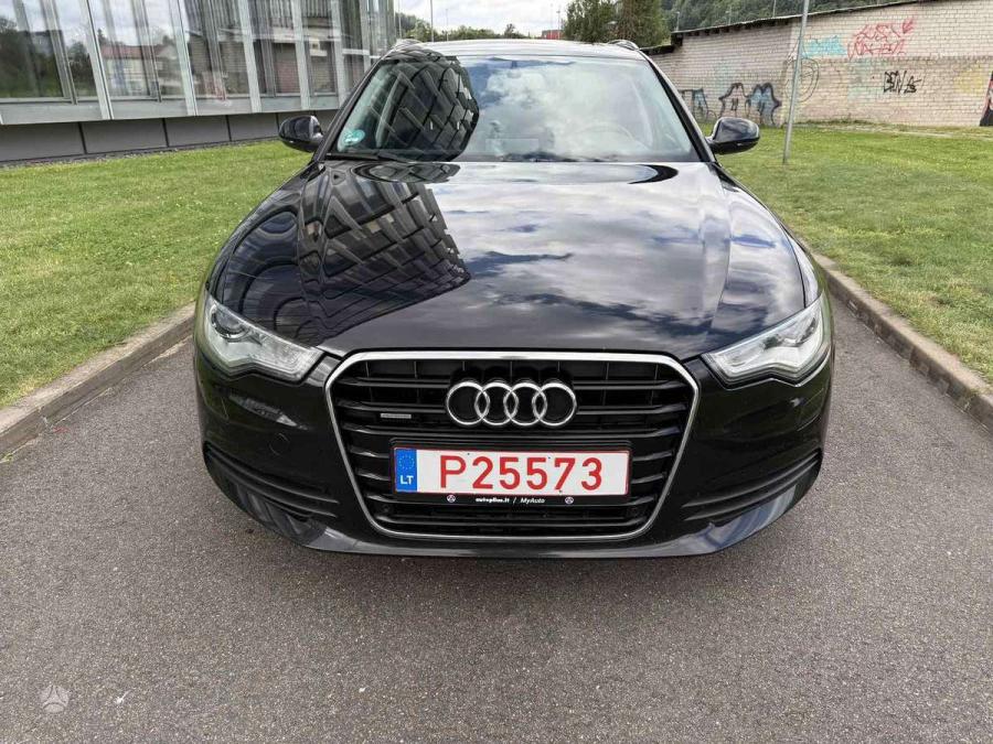 Black Audi A6 2013 in Vilnius, with an engine capacity of 2.97 L and mileage of 279 thousand km for 7450 €, photo 9 on AUTOMOTO.COM.LV