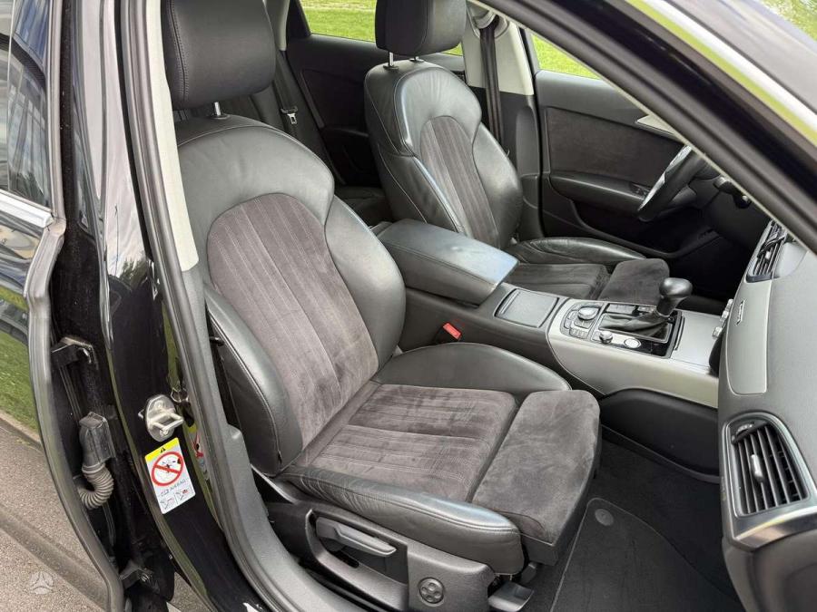 Black Audi A6 2013 in Vilnius, with an engine capacity of 2.97 L and mileage of 279 thousand km for 7450 €, photo 15 on AUTOMOTO.COM.LV