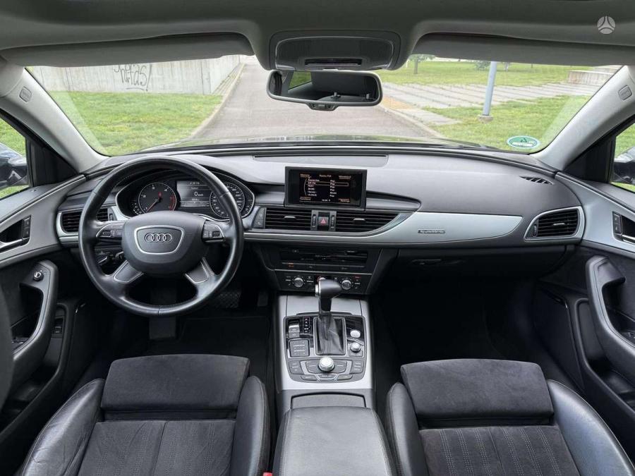 Black Audi A6 2013 in Vilnius, with an engine capacity of 2.97 L and mileage of 279 thousand km for 7450 €, photo 18 on AUTOMOTO.COM.LV