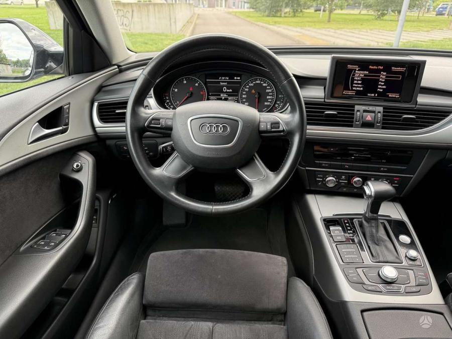 Black Audi A6 2013 in Vilnius, with an engine capacity of 2.97 L and mileage of 279 thousand km for 7450 €, photo 19 on AUTOMOTO.COM.LV