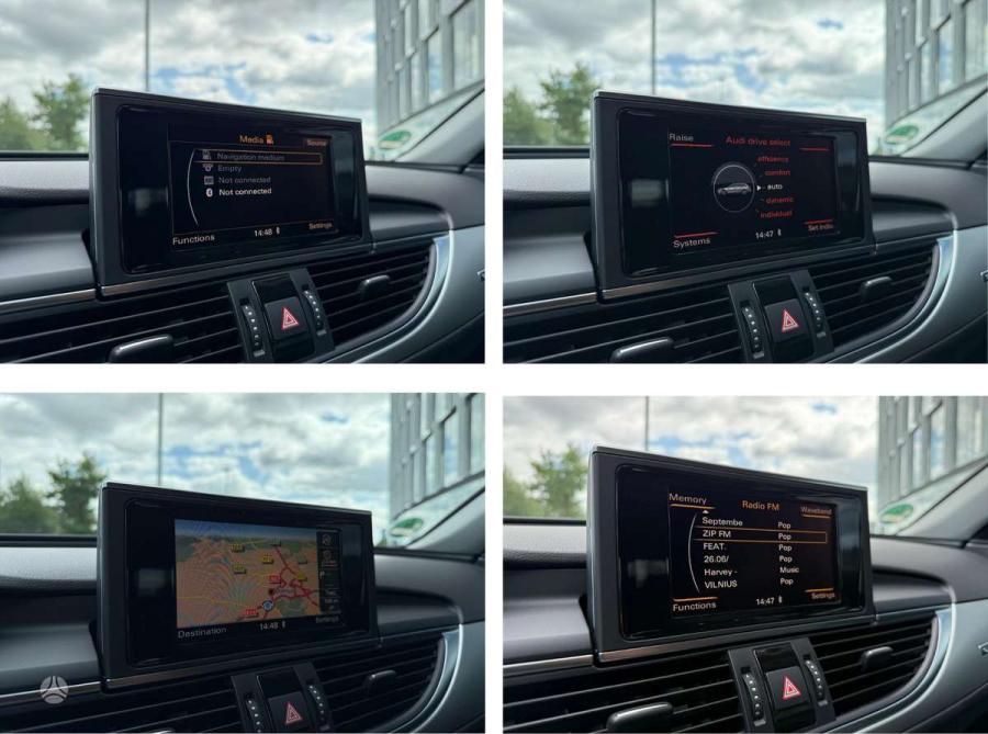Black Audi A6 2013 in Vilnius, with an engine capacity of 2.97 L and mileage of 279 thousand km for 7450 €, photo 30 on AUTOMOTO.COM.LV