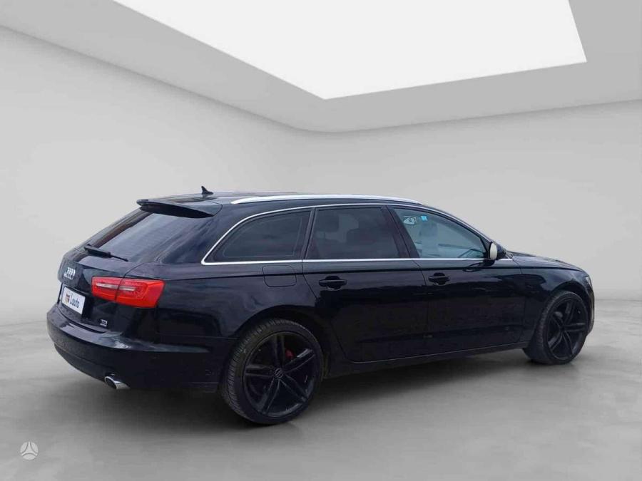 Melns Audi A6 2013 Viļņa, ar dzinēja tilpumu 3.00 L un nobraukumu 345 tūkst. km par 9990 €, foto 5 vietnē AUTOMOTO.COM.LV