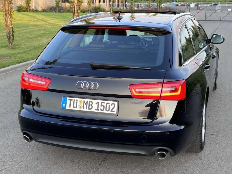 Melns Audi A6 2013 Klaipėda, ar dzinēja tilpumu 2.97 L un nobraukumu 265 tūkst. km par 8500 €, foto 13 vietnē AUTOMOTO.COM.LV