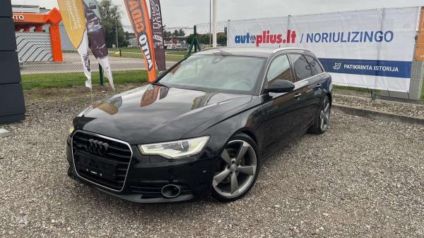 Черный Ауди А6 2013 в Мариямполе, объемом двигателя 3.00 л и пробегом 338 тыс. км за 11600 €, фото 1 на AUTOMOTO.COM.LV