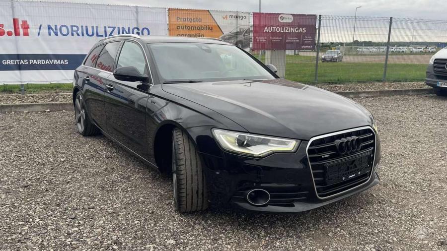 Black Audi A6 2013 in Marijampole, with an engine capacity of 3.00 L and mileage of 338 thousand km for 11600 €, photo 4 on AUTOMOTO.COM.LV