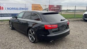 Black Audi A6 2013 in Marijampole, with an engine capacity of 3.00 L and mileage of 338 thousand km for 11600 €, photo 6 on AUTOMOTO.COM.LV