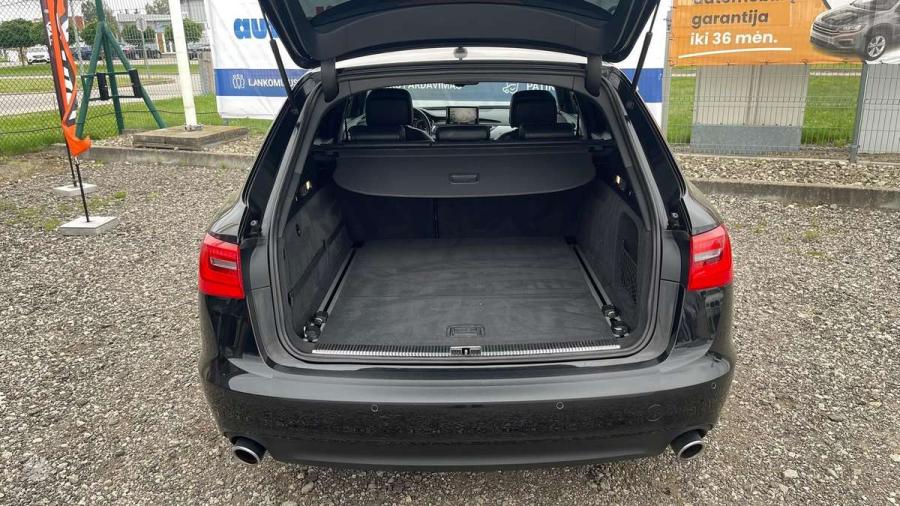 Black Audi A6 2013 in Marijampole, with an engine capacity of 3.00 L and mileage of 338 thousand km for 11600 €, photo 9 on AUTOMOTO.COM.LV