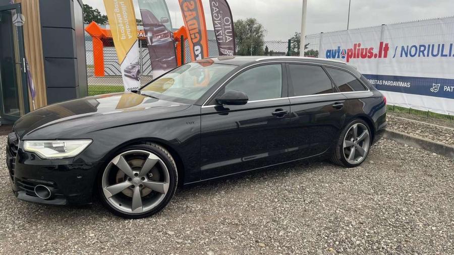 Black Audi A6 2013 in Marijampole, with an engine capacity of 3.00 L and mileage of 338 thousand km for 11600 €, photo 10 on AUTOMOTO.COM.LV