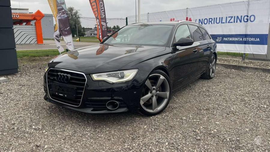 Black Audi A6 2013 in Marijampole, with an engine capacity of 3.00 L and mileage of 338 thousand km for 11600 €, photo 11 on AUTOMOTO.COM.LV