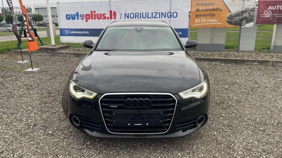 Black Audi A6 2013 in Marijampole, with an engine capacity of 3.00 L and mileage of 338 thousand km for 11600 €, photo 12 on AUTOMOTO.COM.LV