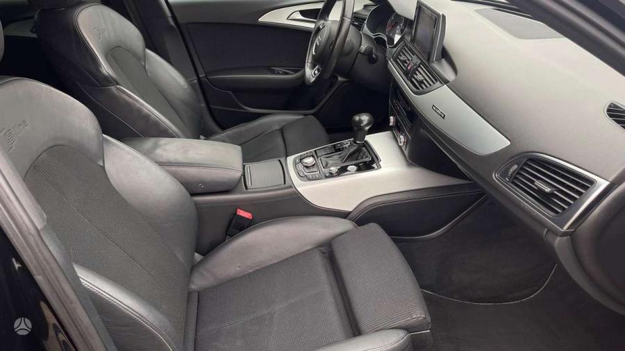 Black Audi A6 2013 in Marijampole, with an engine capacity of 3.00 L and mileage of 338 thousand km for 11600 €, photo 32 on AUTOMOTO.COM.LV