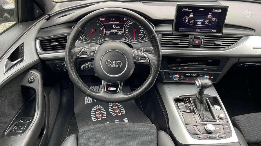 Black Audi A6 2013 in Marijampole, with an engine capacity of 3.00 L and mileage of 338 thousand km for 11600 €, photo 36 on AUTOMOTO.COM.LV