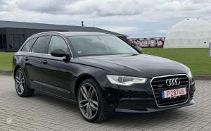 Black Audi A6 2013 in Raseiniai, with an engine capacity of 2.97 L and mileage of 272 thousand km for 9650 €, photo 9 on AUTOMOTO.COM.LV