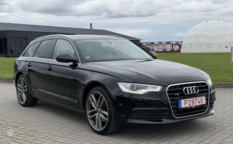 Black Audi A6 2013 in Raseiniai, with an engine capacity of 2.97 L and mileage of 272 thousand km for 9650 €, photo 9 on AUTOMOTO.COM.LV