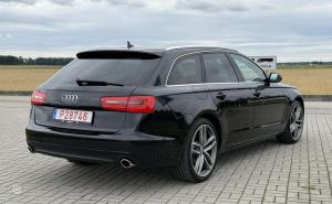Black Audi A6 2013 in Raseiniai, with an engine capacity of 2.97 L and mileage of 272 thousand km for 9650 €, photo 11 on AUTOMOTO.COM.LV