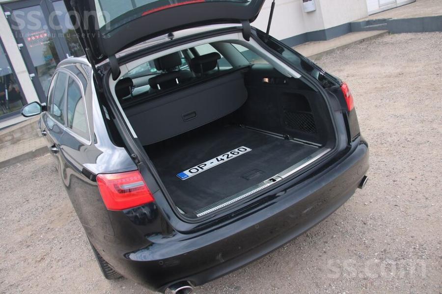 Melns Audi A6 2013 Tukums, ar dzinēja tilpumu 3.00 L un nobraukumu 275 tūkst. km par 10358 €, foto 12 vietnē AUTOMOTO.COM.LV