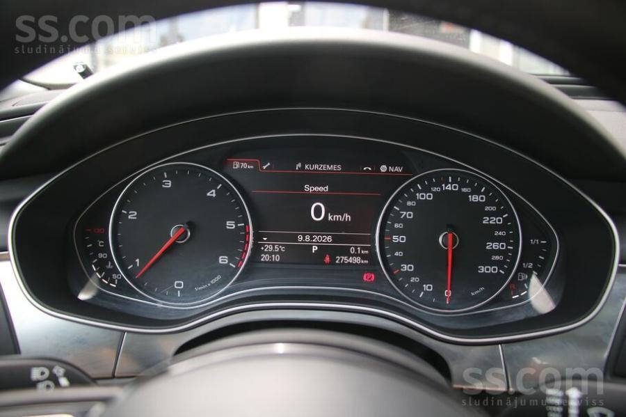 Melns Audi A6 2013 Tukums, ar dzinēja tilpumu 3.00 L un nobraukumu 275 tūkst. km par 10358 €, foto 23 vietnē AUTOMOTO.COM.LV