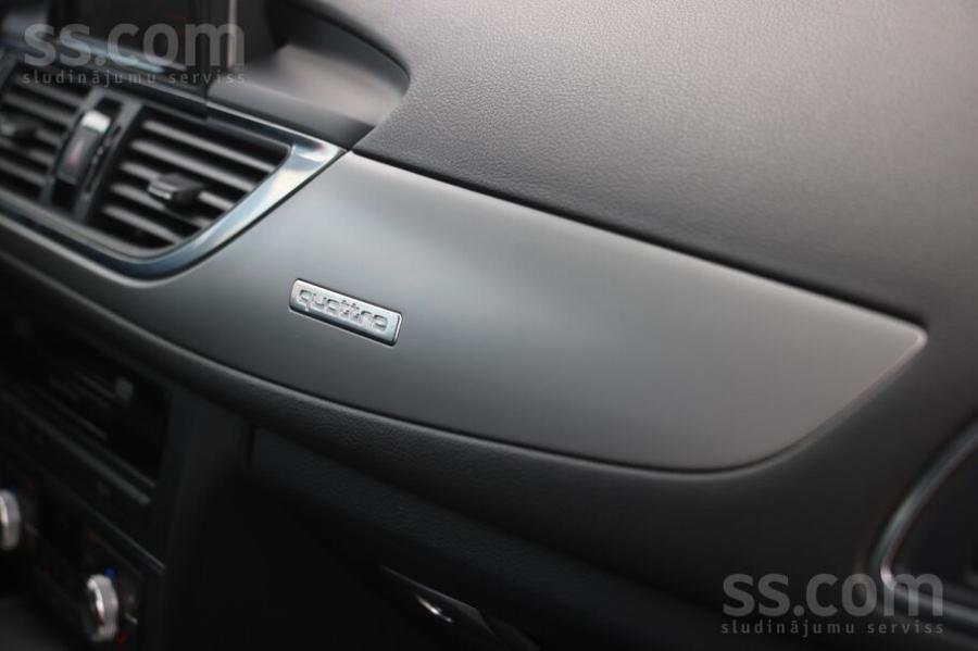 Melns Audi A6 2013 Tukums, ar dzinēja tilpumu 3.00 L un nobraukumu 275 tūkst. km par 10358 €, foto 32 vietnē AUTOMOTO.COM.LV