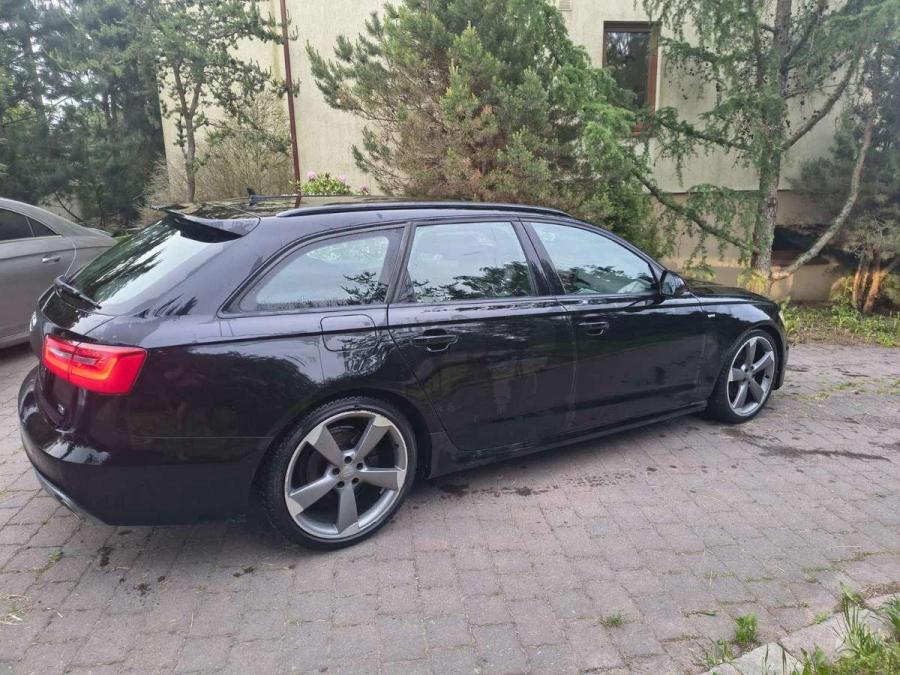 Black Audi A6 2013 in Kaunas, with an engine capacity of 2.97 L and mileage of 300 thousand km for 8400 €, photo 8 on AUTOMOTO.COM.LV