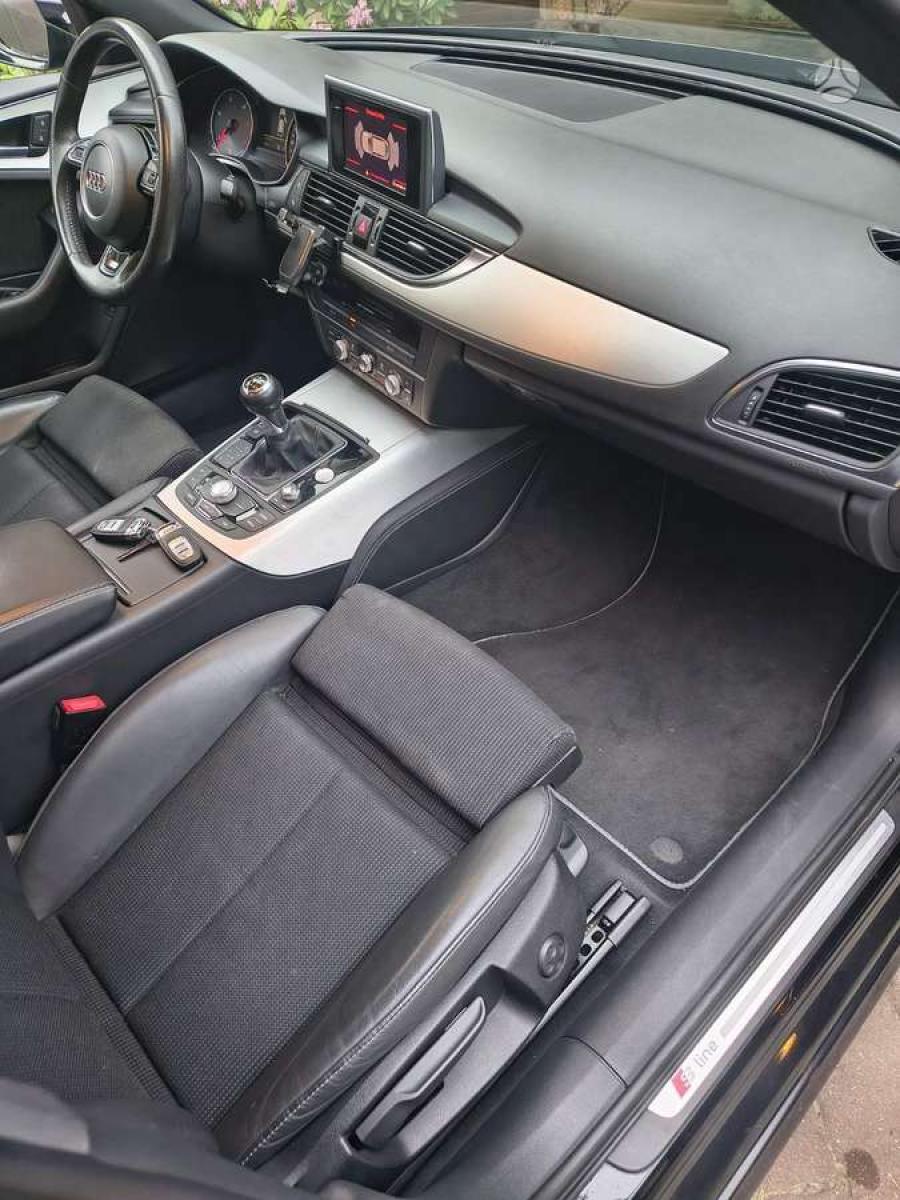 Black Audi A6 2013 in Kaunas, with an engine capacity of 2.97 L and mileage of 300 thousand km for 8400 €, photo 11 on AUTOMOTO.COM.LV
