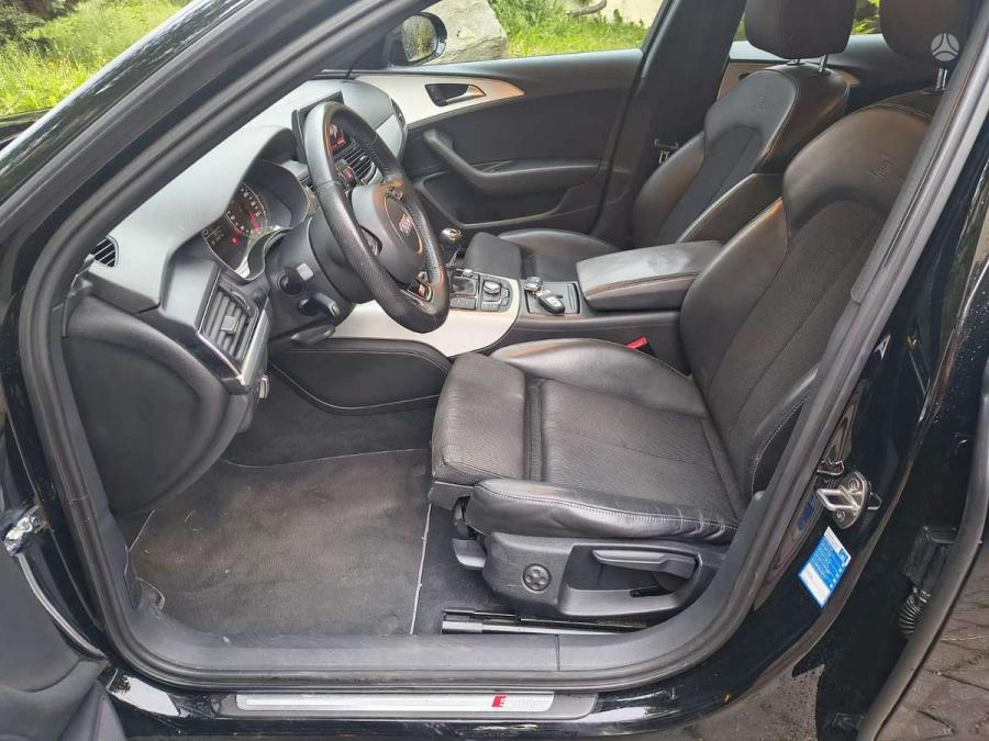 Black Audi A6 2013 in Kaunas, with an engine capacity of 2.97 L and mileage of 300 thousand km for 8400 €, photo 12 on AUTOMOTO.COM.LV